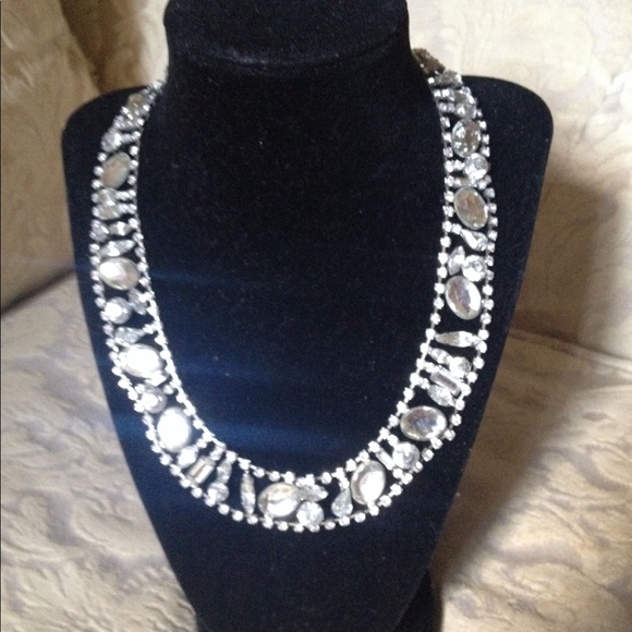Express | Jewelry | Express Crystal Rhinestone Necklace | Poshmark
